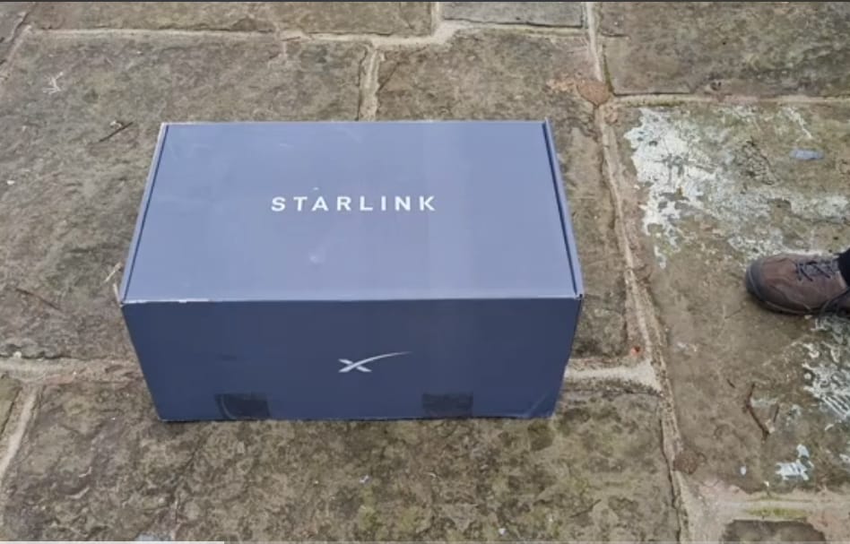 Unboxing a Refurbished Starlink Stockport - AntennaFix